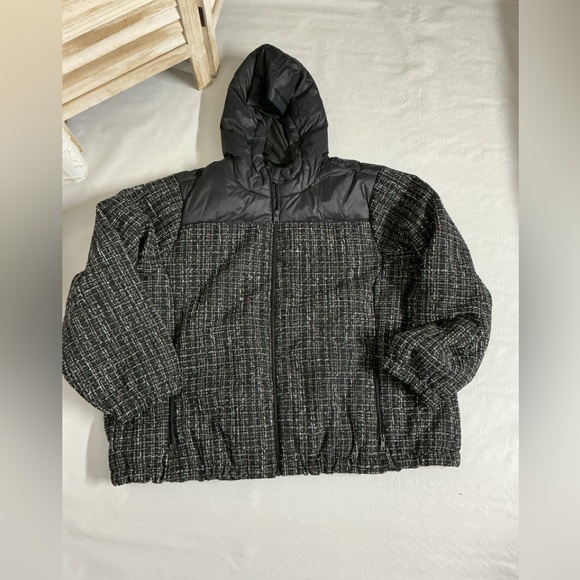 torrid | Jackets & Coats | Torrid Black And Gray Puffer Jacket | Poshmark